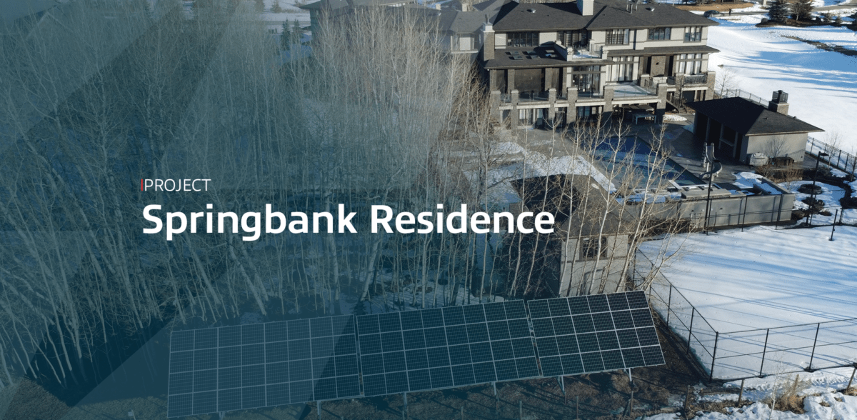 Springbank Residence Ground-Mounted Solar Array | Inferno Solar